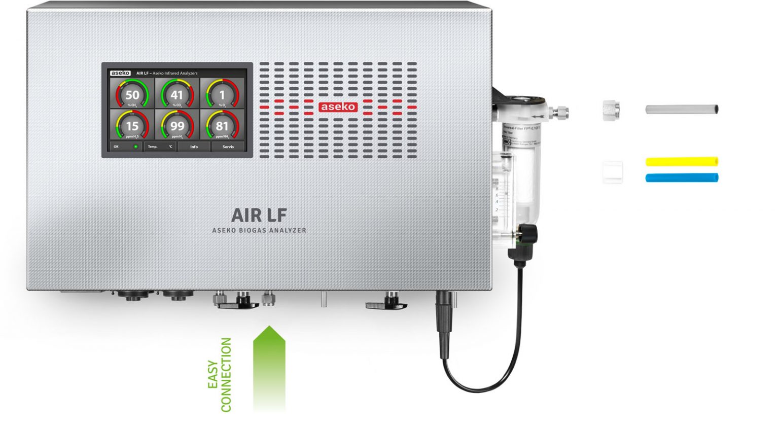 ASEKO - Gas Analyzers - Biogas Analyzer AIR LF